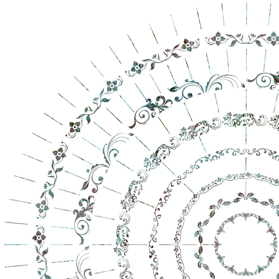 Blue brown grey ancestry family tree template chart 8 | Etsy