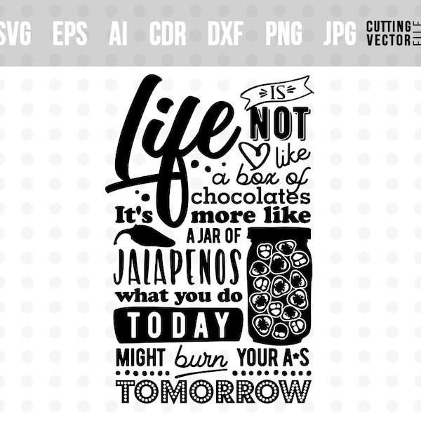 Life is Like a Box - Etsy