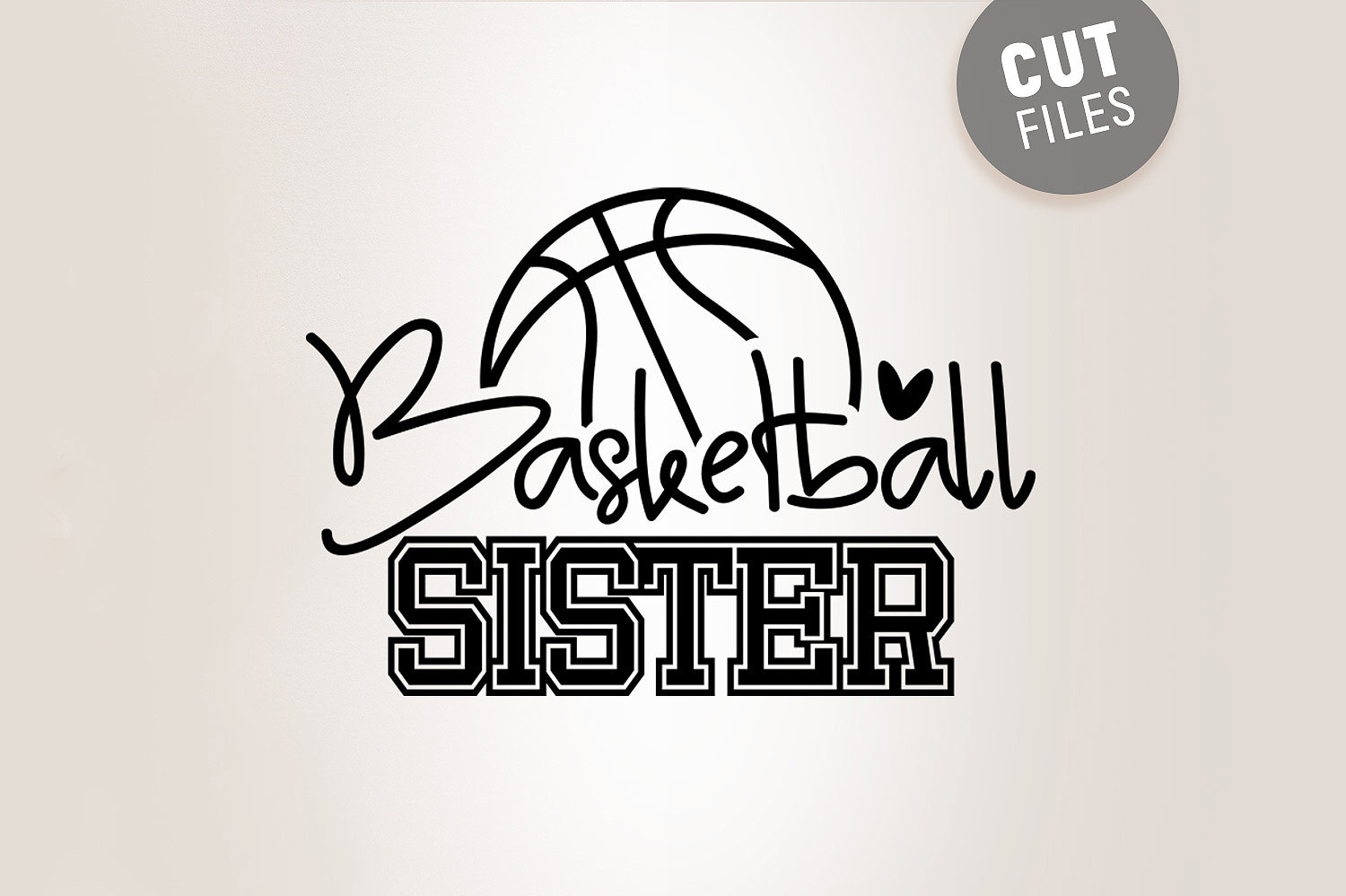 Basketball Sister Svg Basketball Fan Svg Basketball Shirt | Etsy