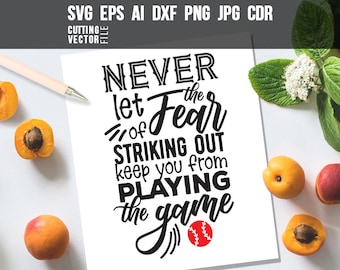 Never Let the Fear | Etsy