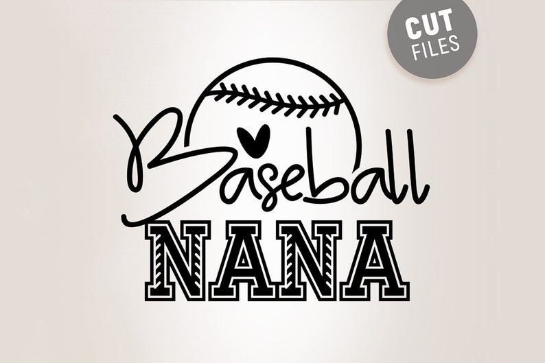 Baseball Nana Svg Baseball Fan Svg Baseball Shirt Design | Etsy