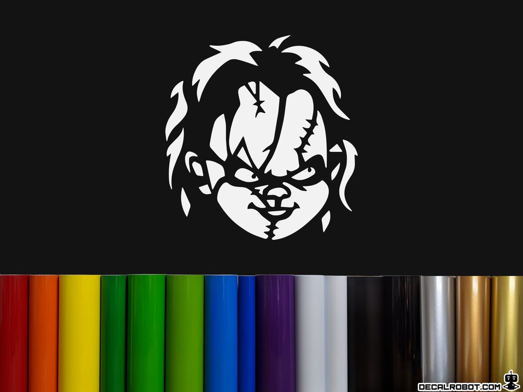Chucky Vinyl Decal Sticker - Etsy