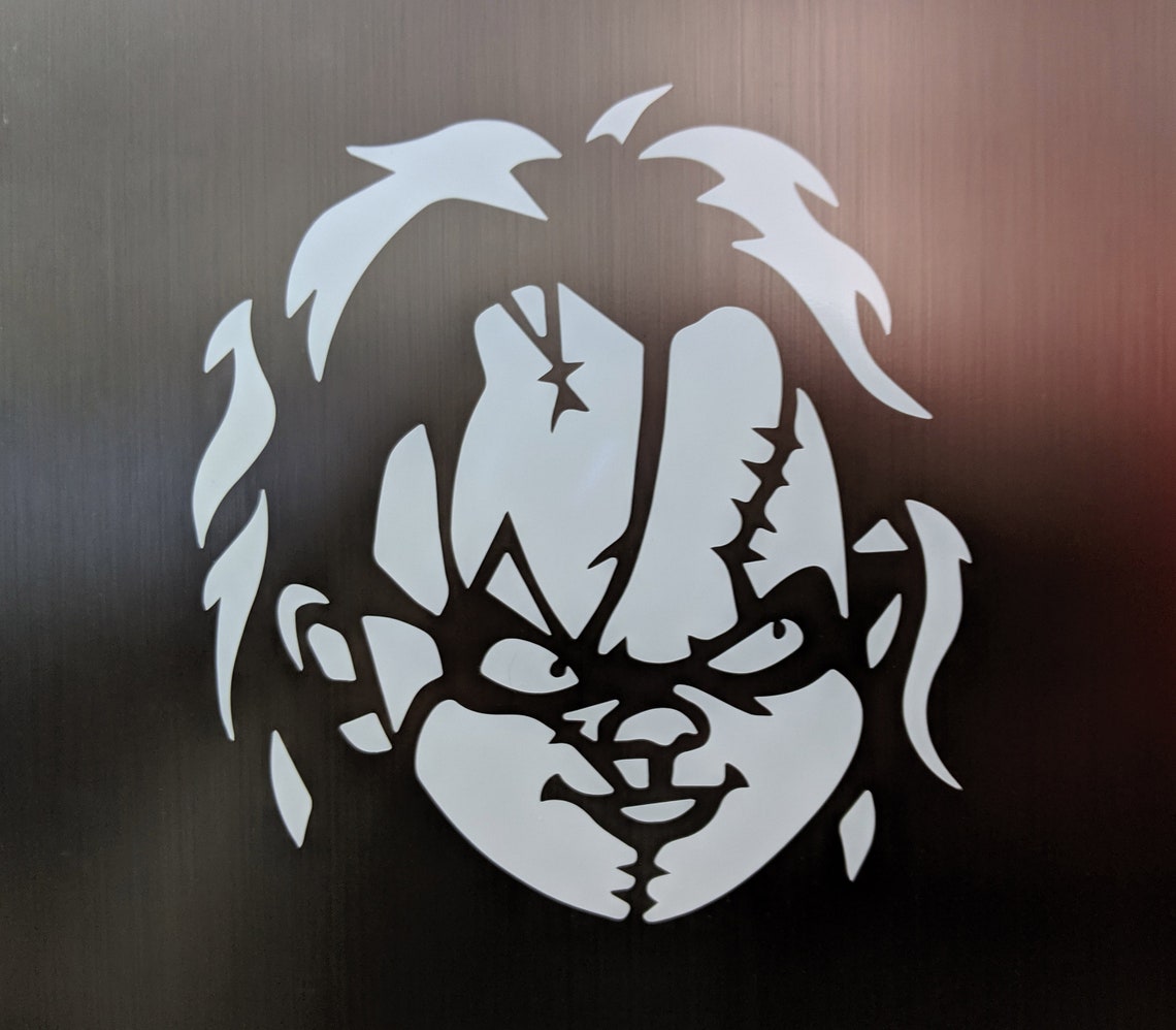 Chucky Vinyl Decal Sticker | Etsy