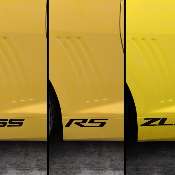 Camaro Rs Decal - Etsy