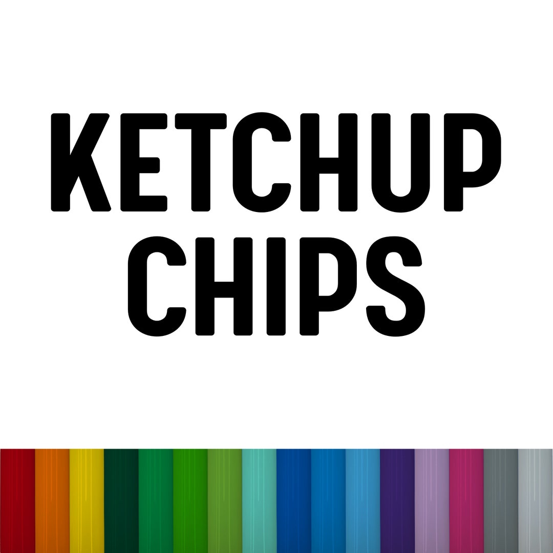 Ketchup Chips Canadian Vinyl Decal Sticker - Etsy