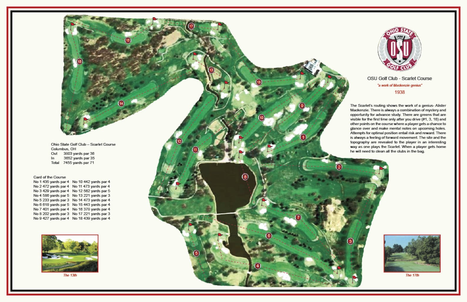 OSU Golf Club - Scarlet Course - Etsy