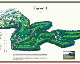 Spyglass Hill Map - Etsy