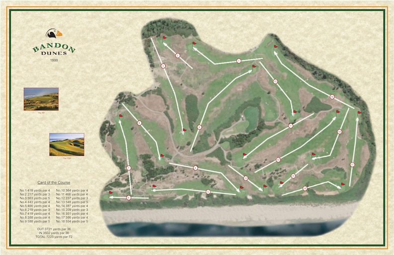 Bandon Dunes Golf Course - Etsy