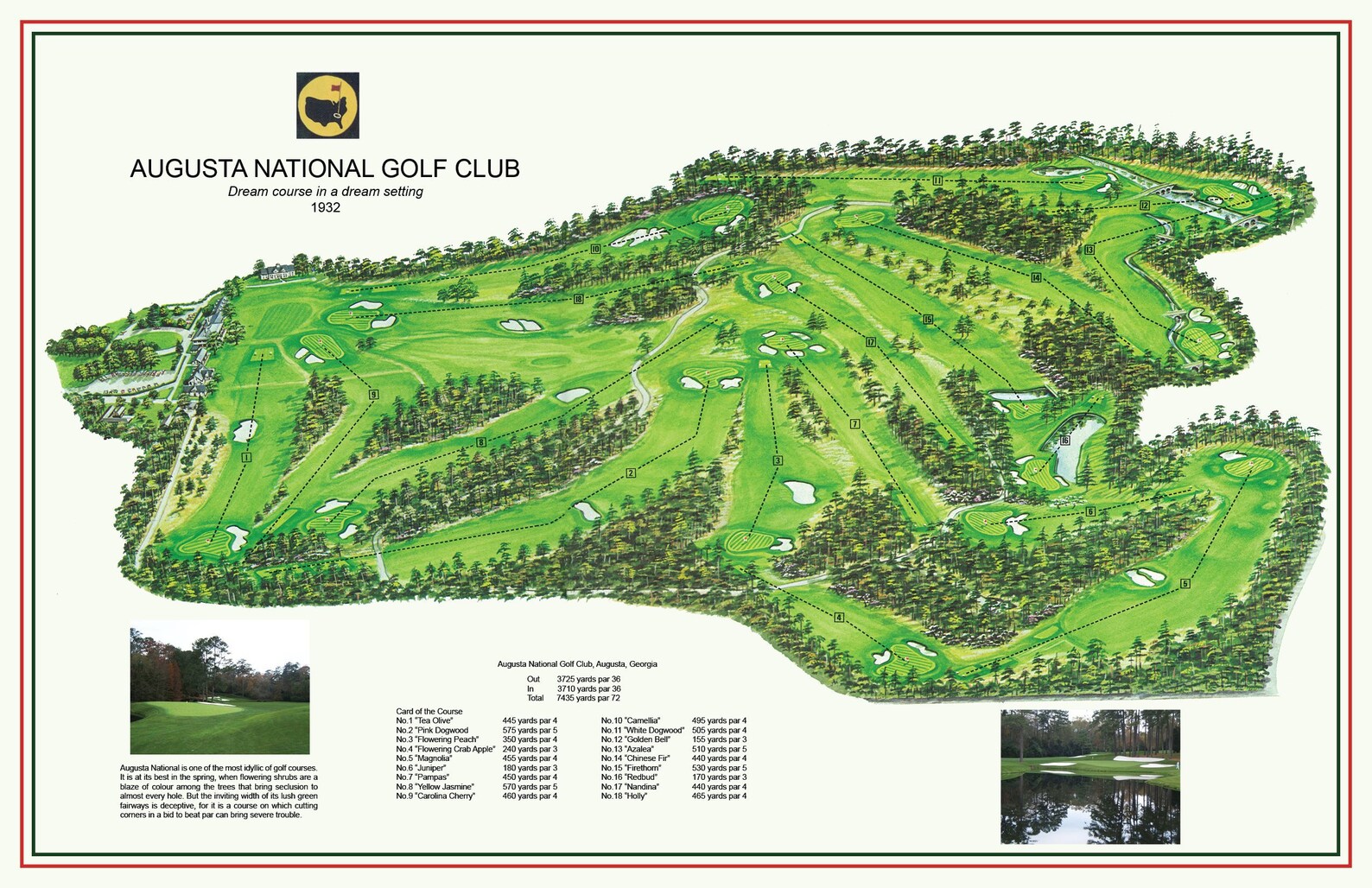 Augusta National Golf Club - Etsy