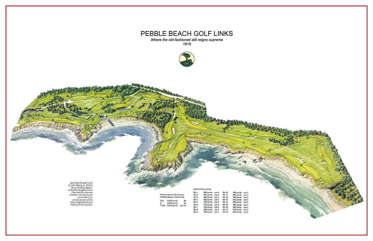 Pebble Beach Golf Links - Etsy