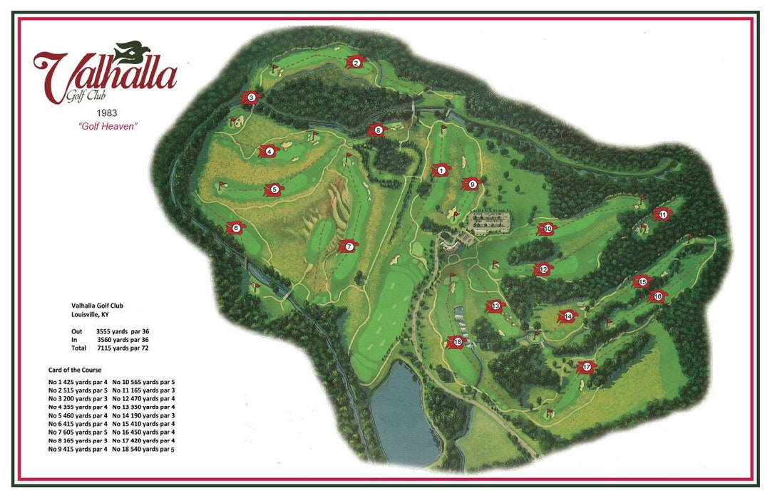 Valhalla Golf Club - Etsy 日本