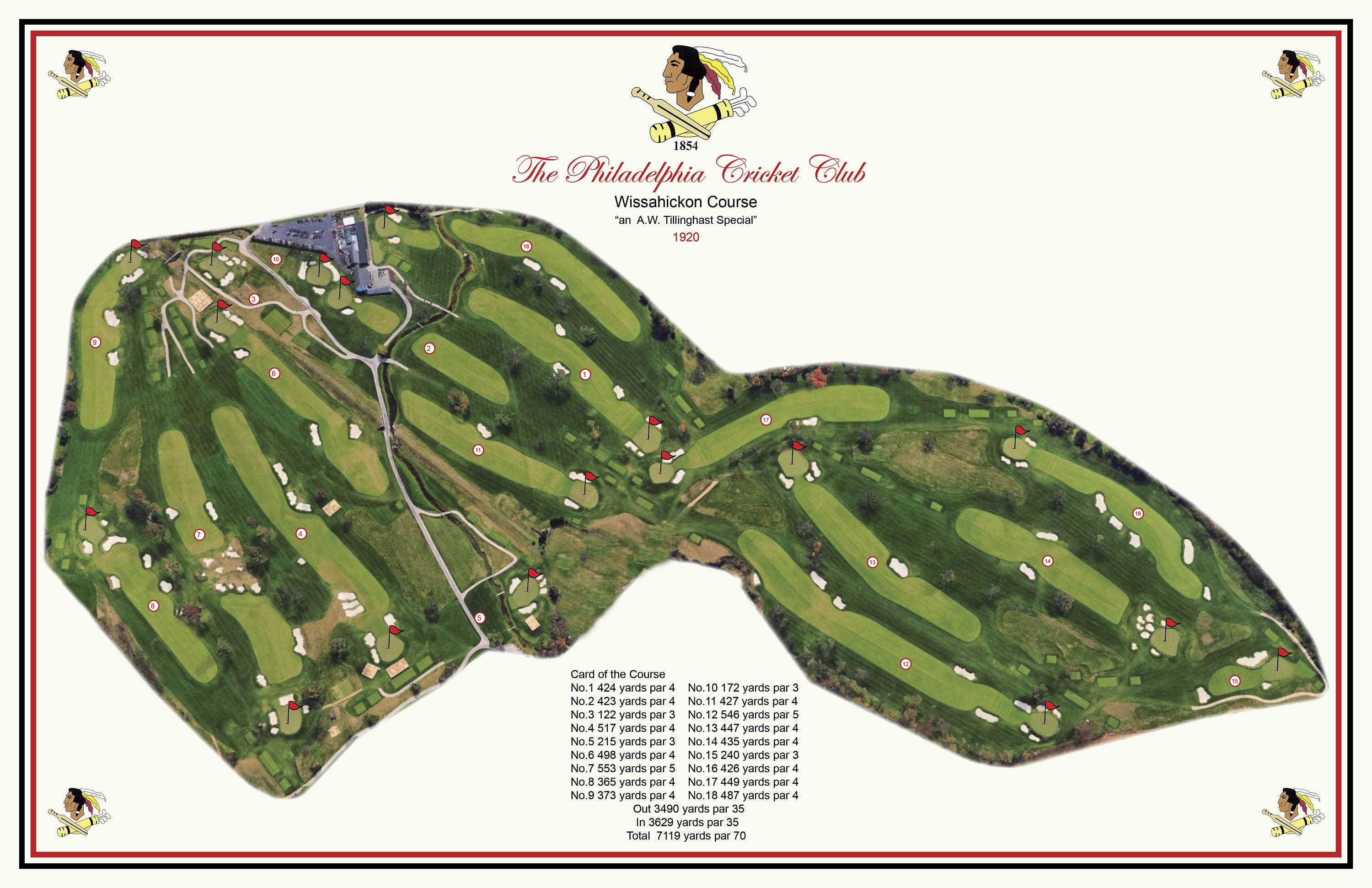 Philadelphia Cricket Club / Wissahickon Course - Etsy
