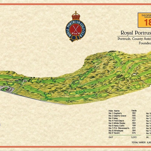 Turnberry With British Open Winners - Etsy