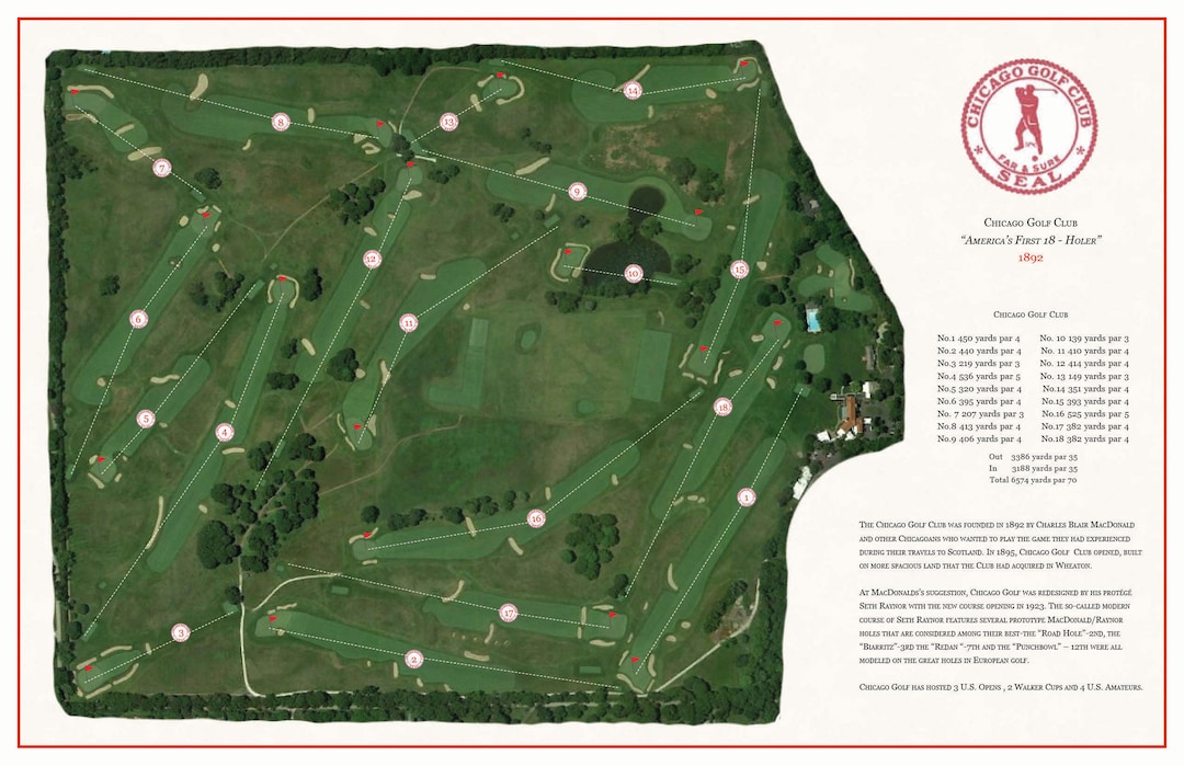 Chicago Golf Club - Etsy