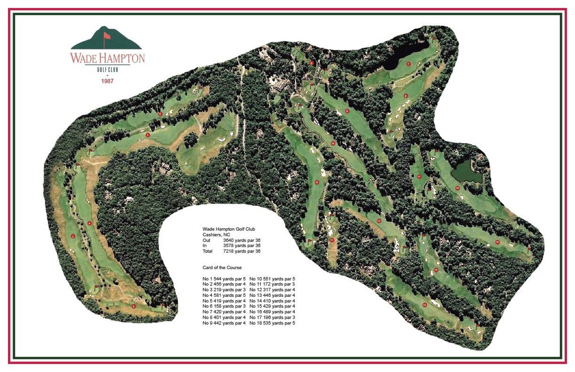 Wade Hampton Golf Club - Etsy