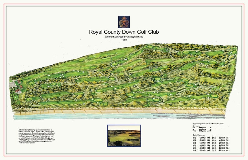 Royal County Down Golf Club - Etsy