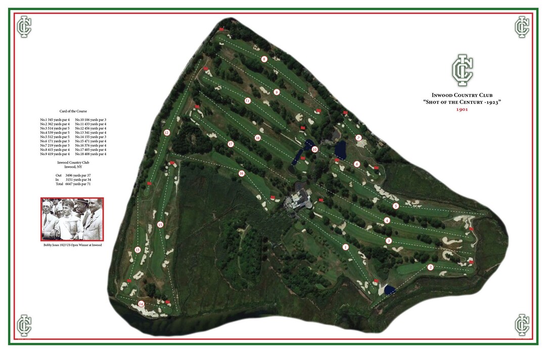 Inwood Country Club 1901 - Etsy