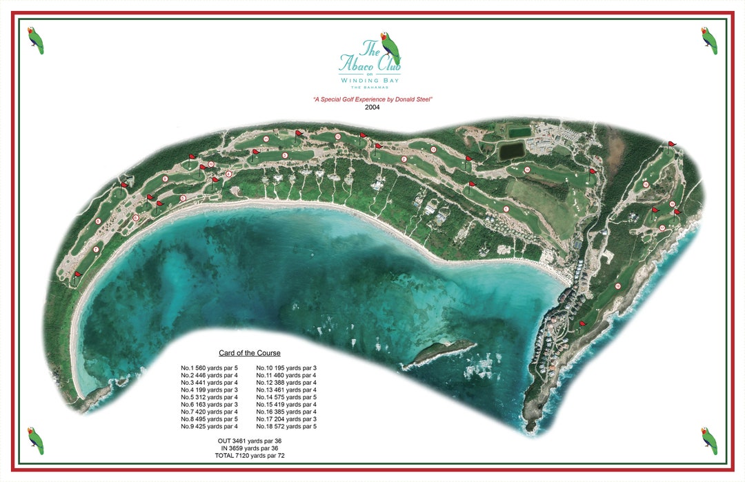 The Abaco Club on Winding Bay the Bahamas 2004 by Donald Steel - Etsy