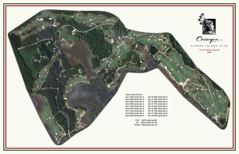 Kiawah Island Club - Cassique Course - Etsy