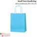Light Blue Paper Bags With Twisted Handles 4 Sizes Paper Shop Bags ...