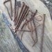 Vintage Rusty Nails Set of 20 Rusty NAILS Used Bent Rusty Nails Old ...
