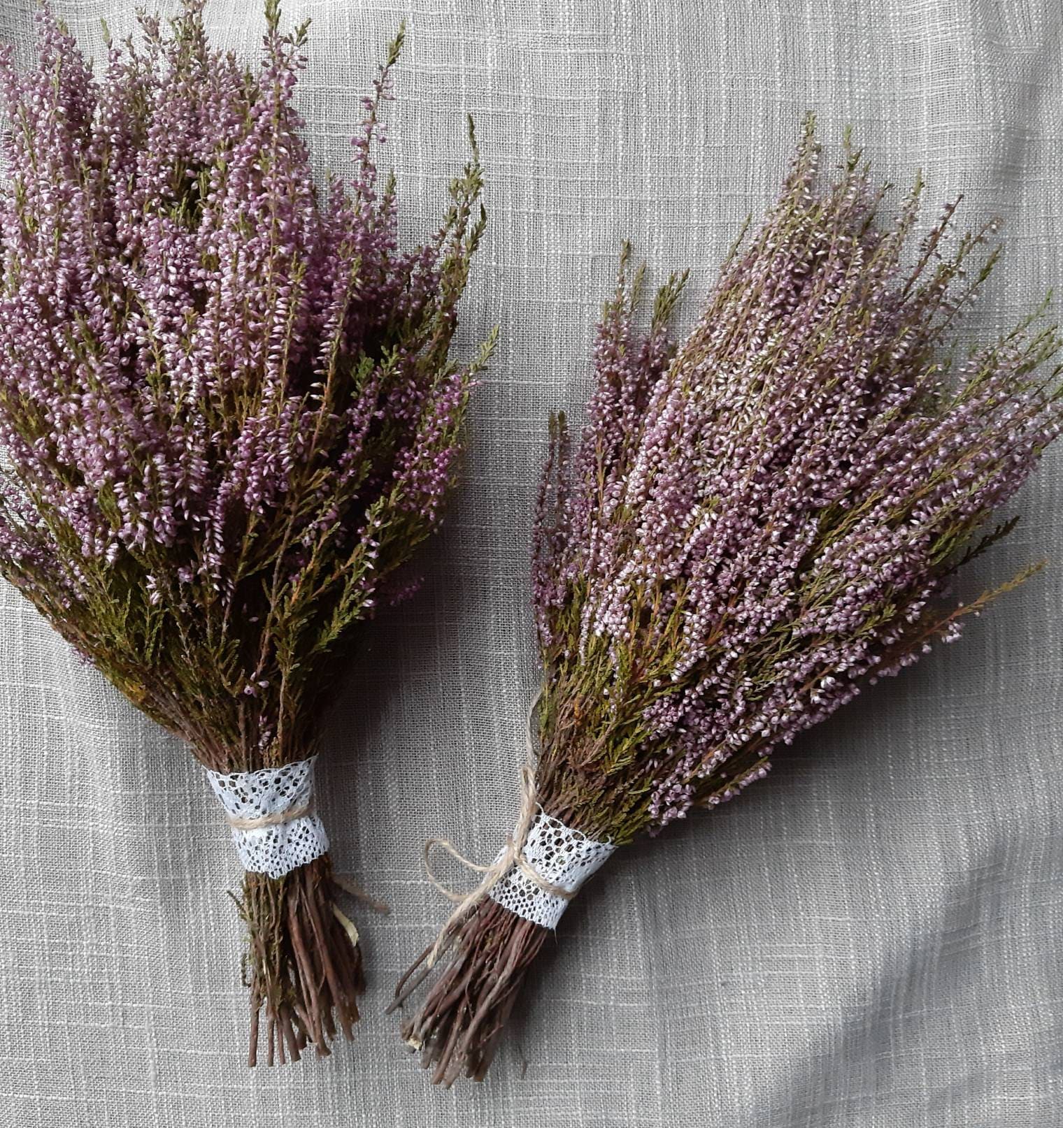 Heather Bouquet Dried Flower Bunch Dried Heather Flower - Etsy