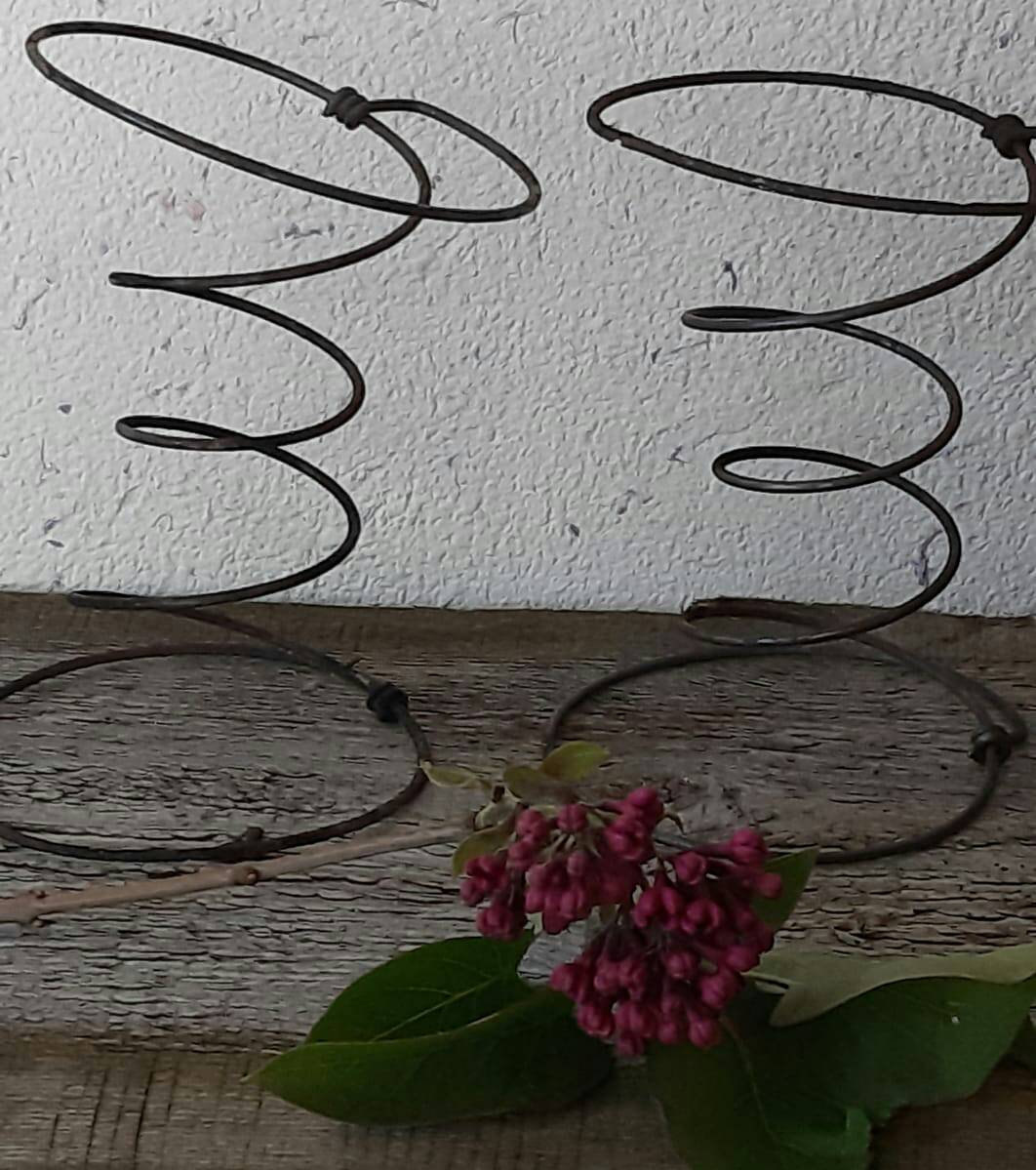 4 Vintage Rusty Bed Springs Rustic Style Craft Antique Springs Old Bed ...