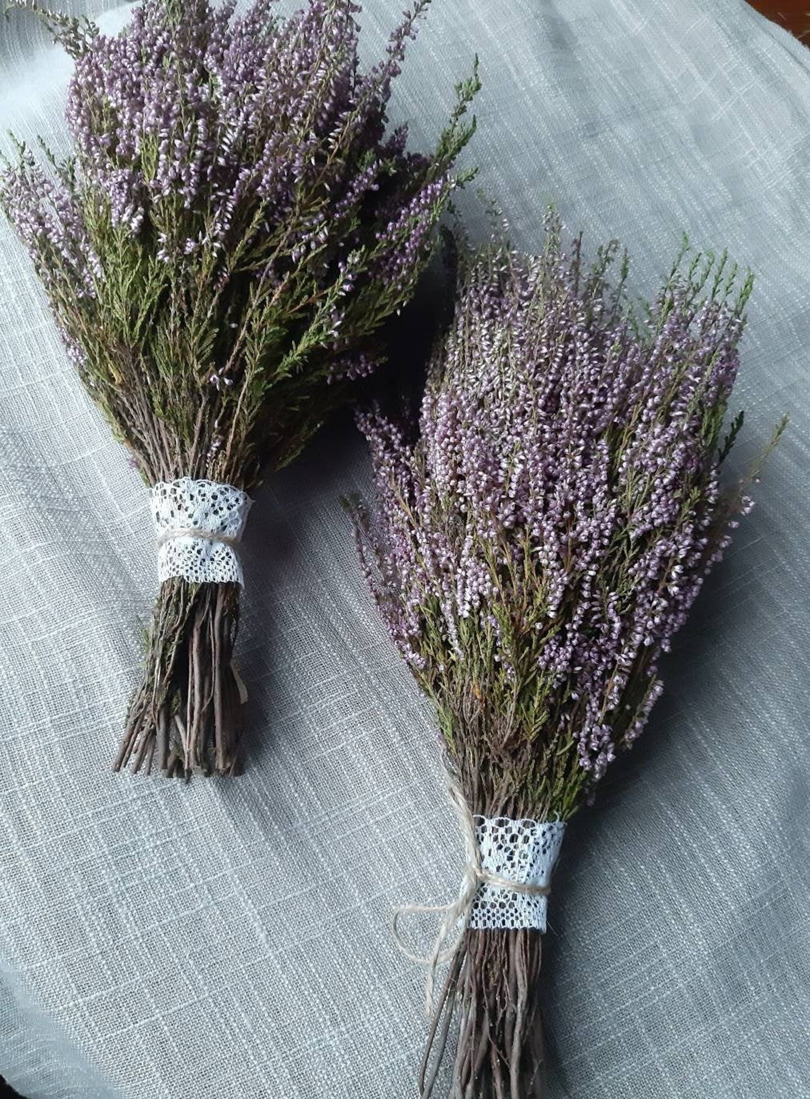 Heather Bouquet Dried Flower Bunch Dried Heather Flower - Etsy