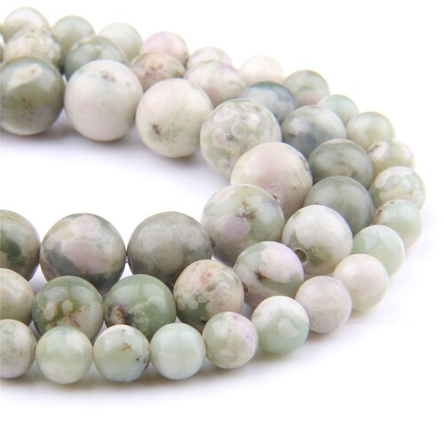 15.5 Natural Lucky Jade 6mm/8mm/10mm Round Beads Green - Etsy