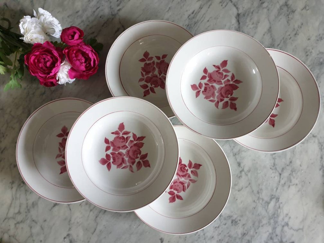 Placas huecas de loza antiguas X6 modelo Maulde de - Etsy España