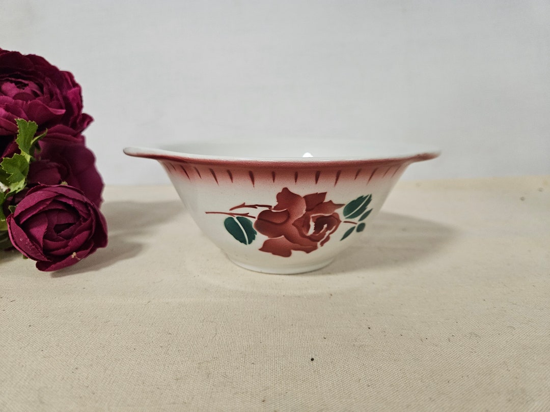 Old Eared Bowl From the French Factory of Badonviller - Etsy
