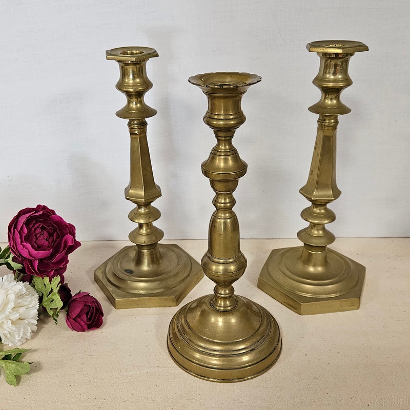 Vintage Old Candle Holder - Etsy