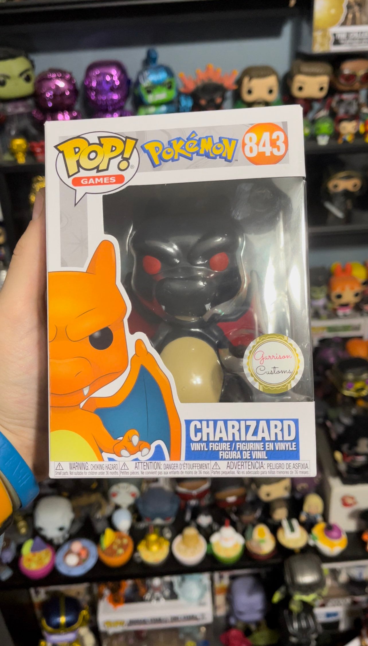 Shiny Charizard custom Funko Pokémon Pop Vinyl W/ Chance of - Etsy UK