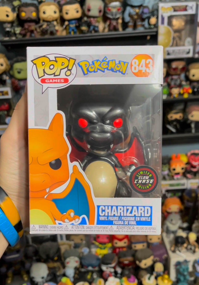 CHASE Version Shiny Charizard custom Funko Pokémon Pop - Etsy