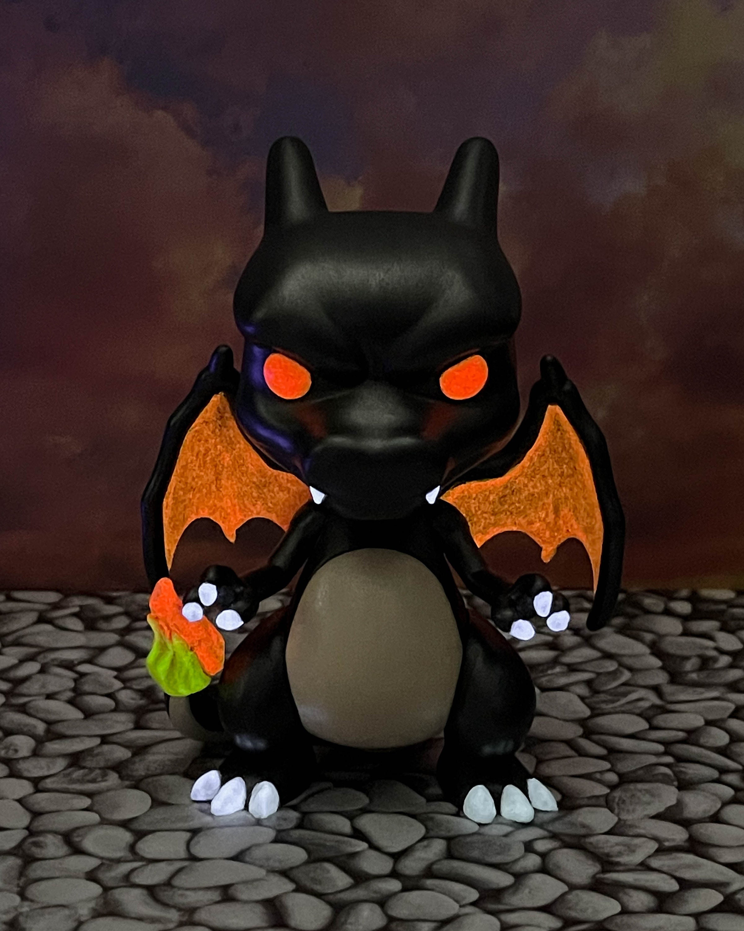 CHASE Version* Shiny Charizard -custom Funko Pokémon Pop! Vinyl - Etsy