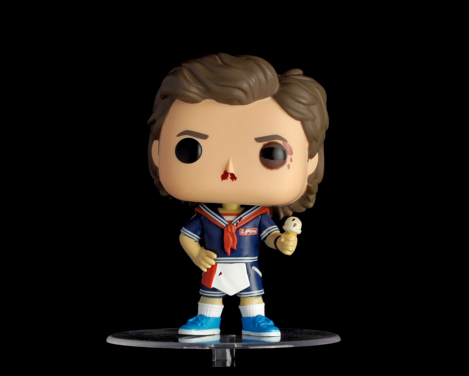 Steve Beat-up season 3 custom Funko Stranger Things Pop - Etsy