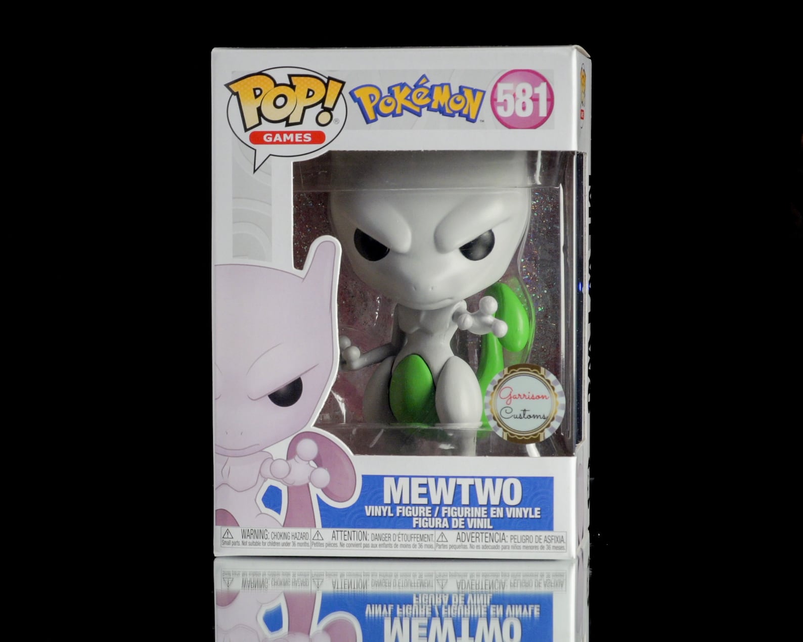 Shiny Mewtwo custom Funko Pokémon Pop Vinyl - Etsy