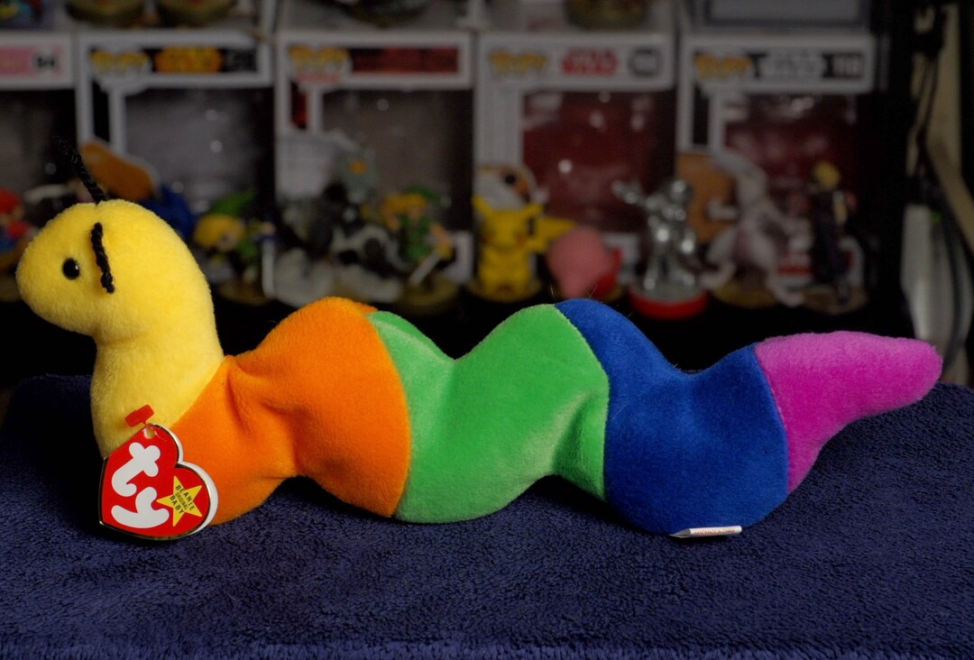 Inch the Worm (1995) - Ty Beanie Baby - Etsy