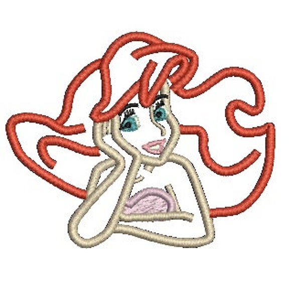 Ariel Embroidery - Etsy