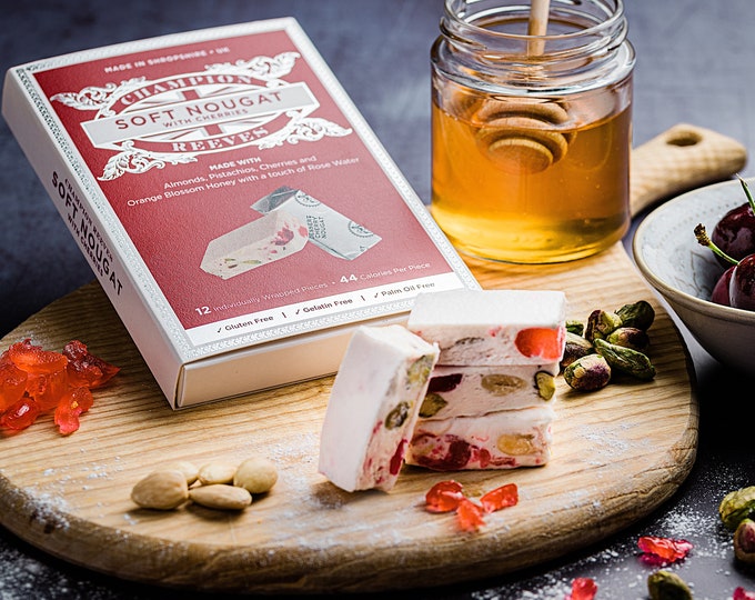 Luxury Soft Nougat With Italian Rose Cherries - Etsy