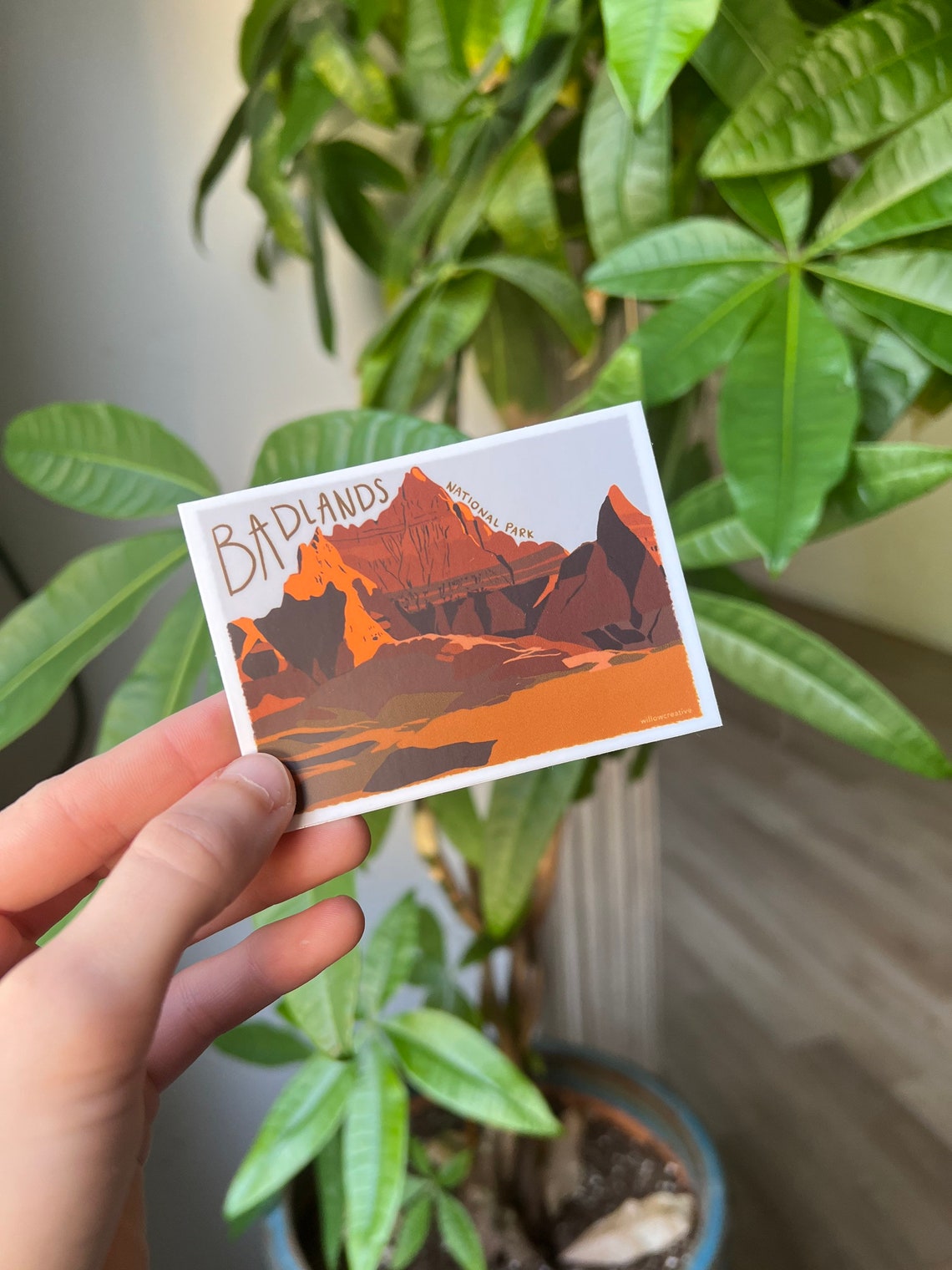 Badlands National Park Vinyl Sticker - Etsy