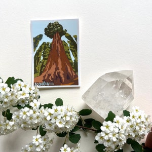 Sequoia National Park Vinyl Sticker - Etsy