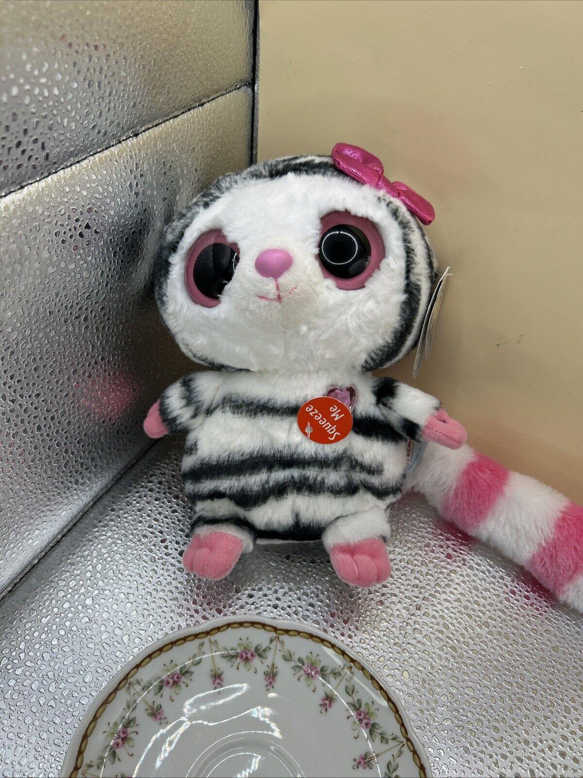 Aurora Yoohoo and Friends New Pamper Plush Sound and Light Pink Striped ...