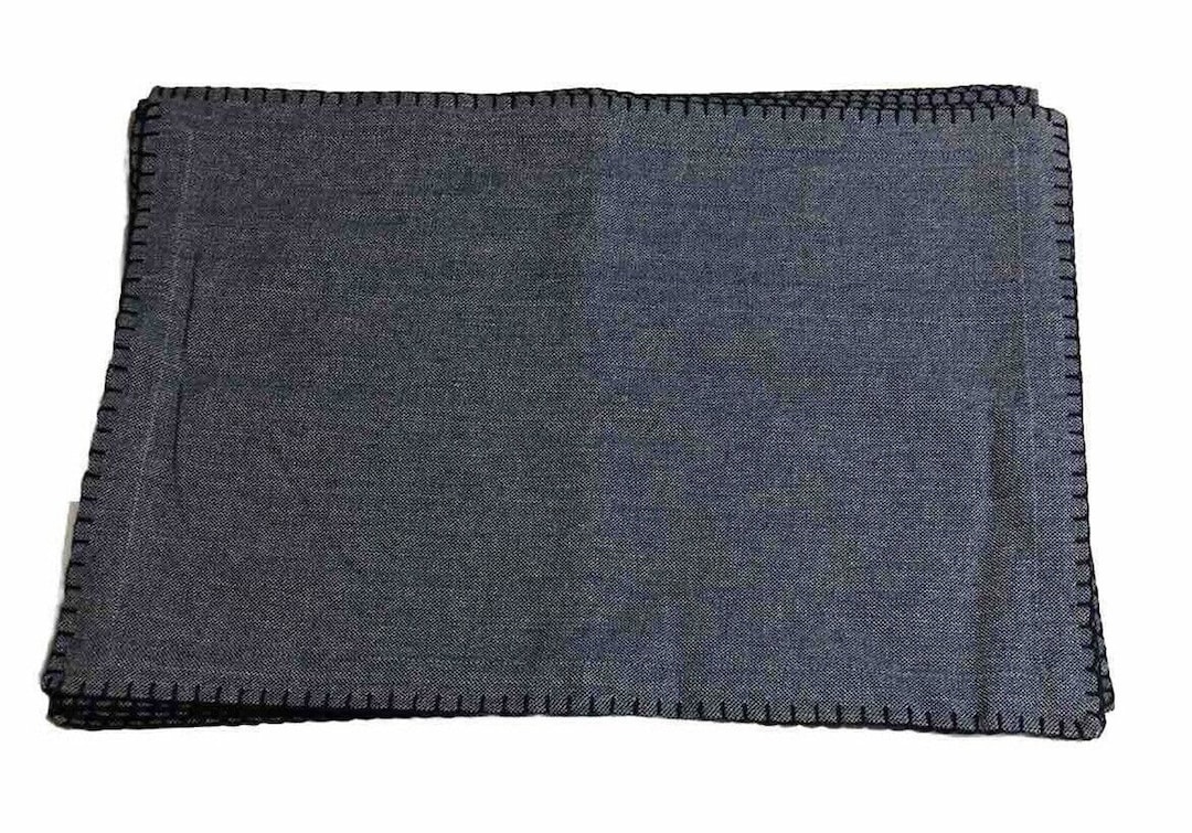 Pier One Blue Denim Place Mats Napperon 4 Summertime Farmhouse - Etsy