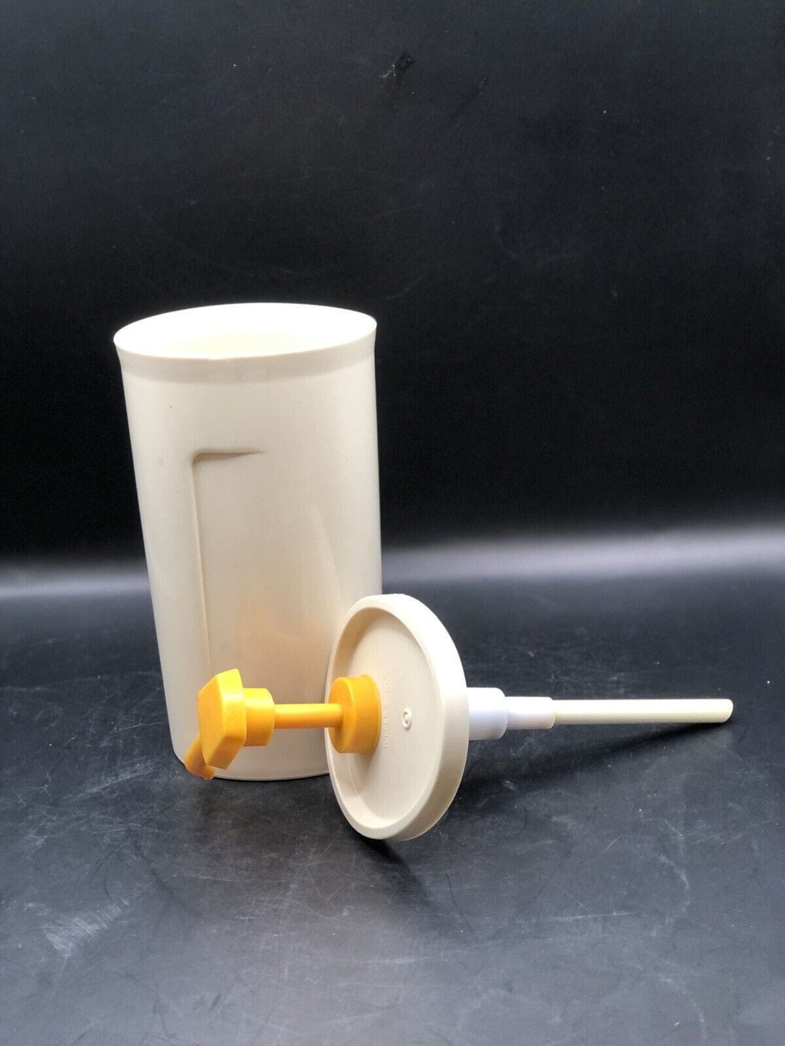 Vintage TUPPERWARE Mustard Pump Dispensers - Etsy