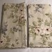 Croscill Floral Curtain Panel Beige Sage Green Rod Pocket 48x85 Pair ...