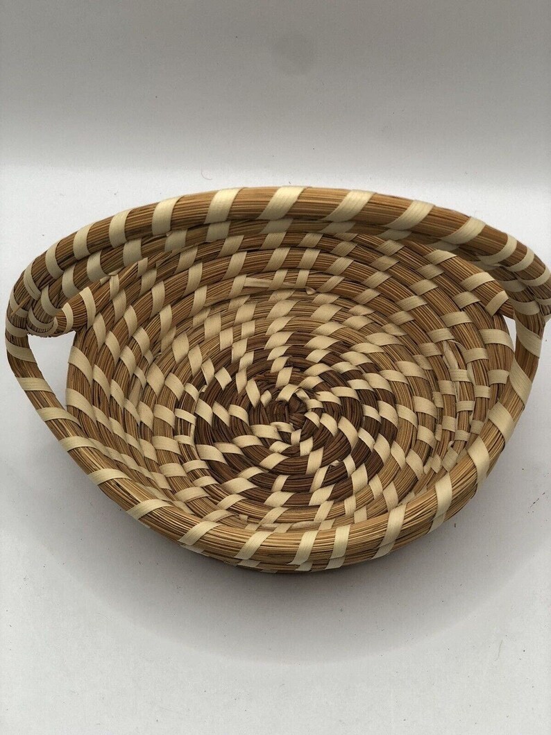 Charleston South Carolina Sweetgrass GULLAH Handmade Small Basket - Etsy