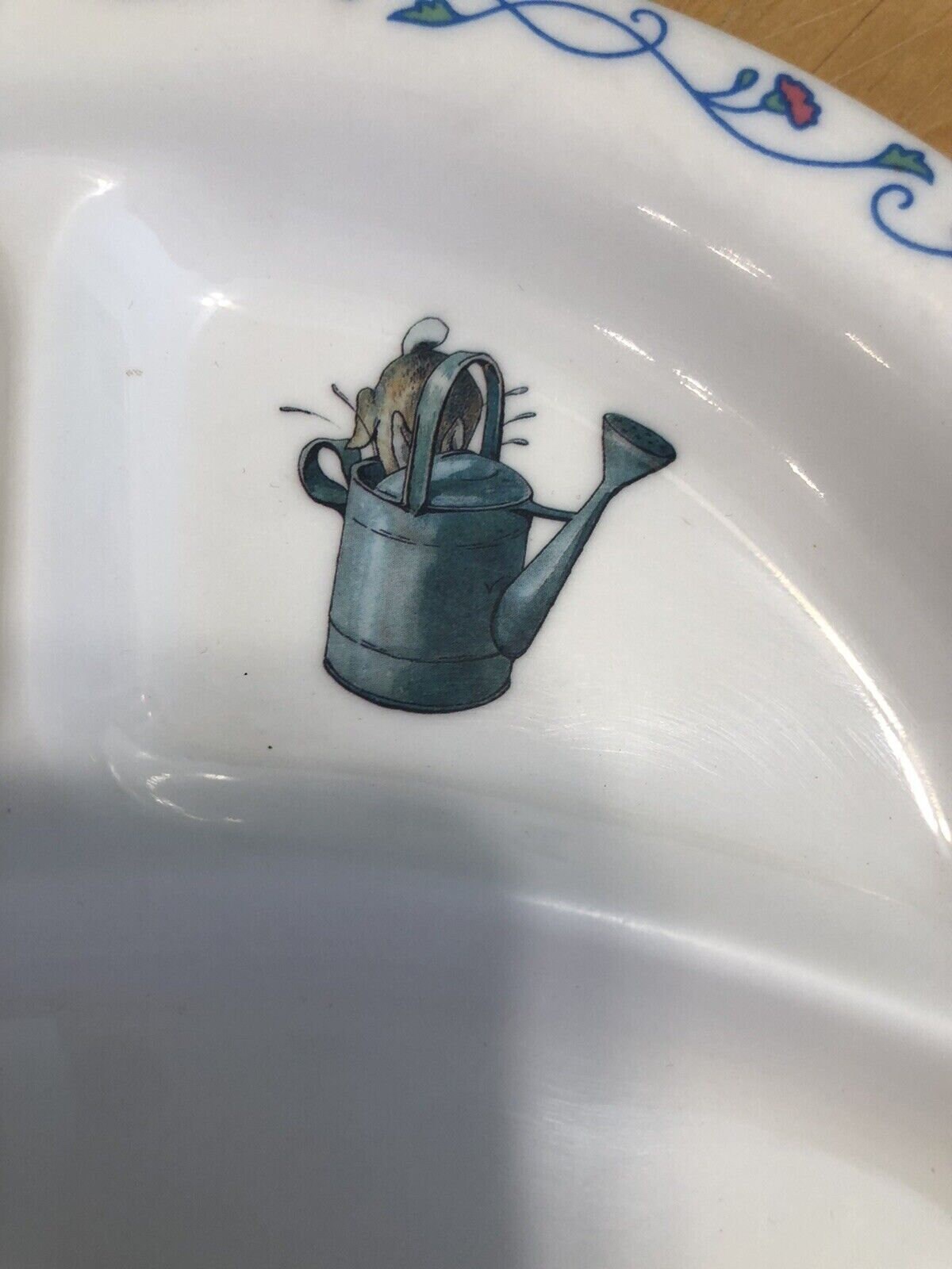 Vintage Peter Rabbit and Friends Melamine Divided Childs Plate by Eden ...