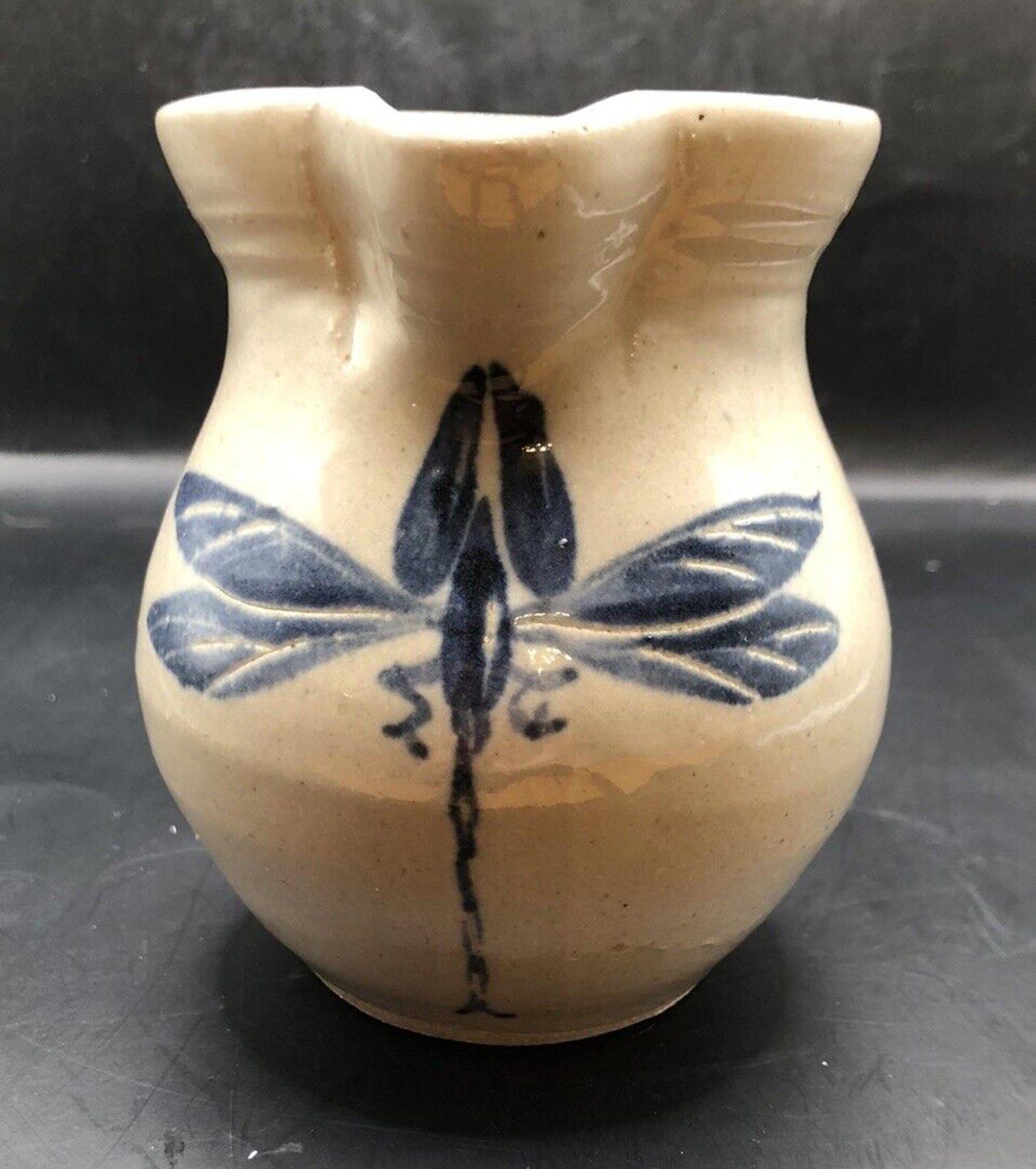 Cornwall Bridge Pottery Stoneware Pitcher 4.5 Inch (marked CBP )salt ...