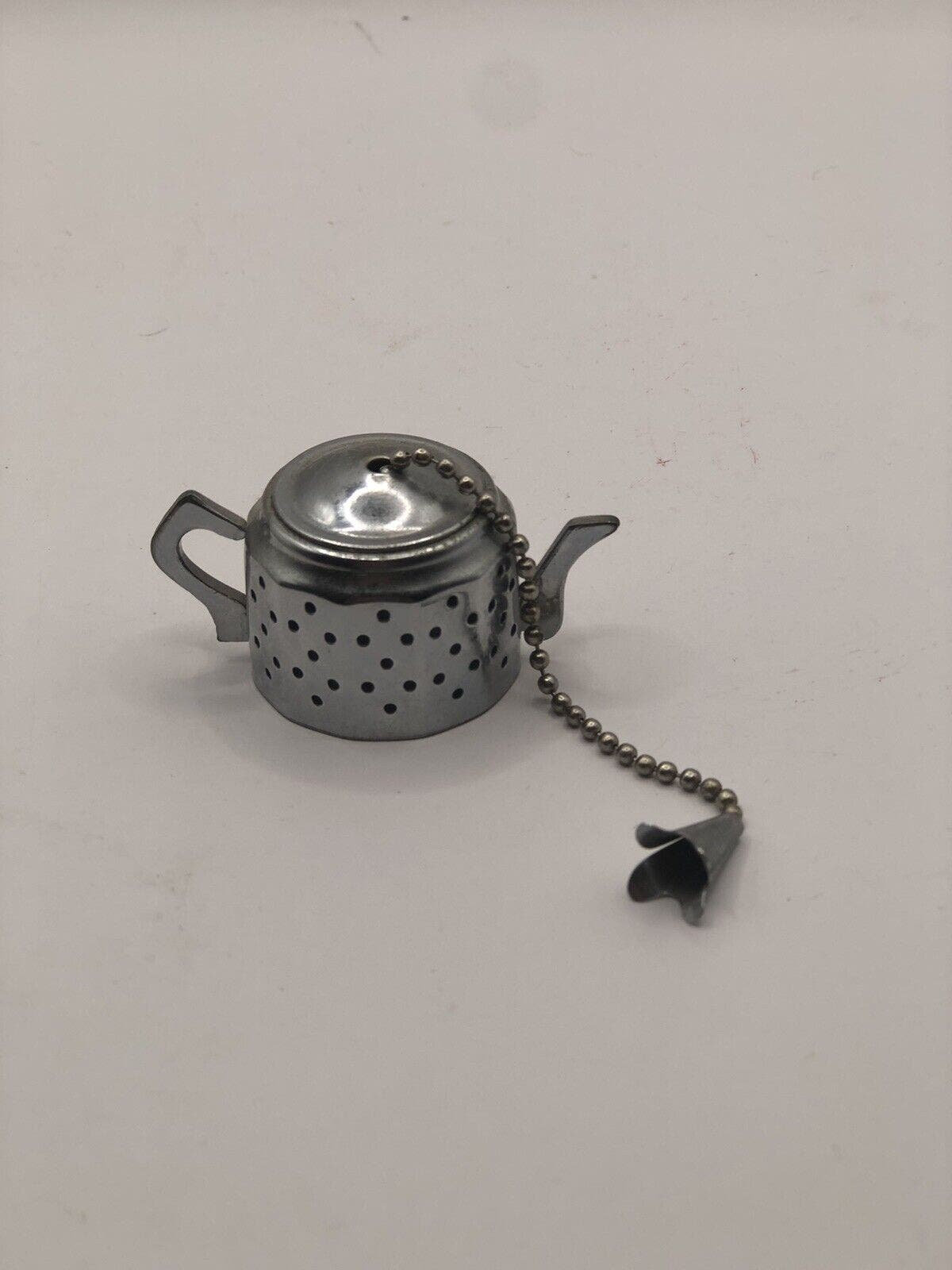 Silver Colored Teapot Shaped Loose Leaf Tea Infuser Vintage Tea Time - Etsy